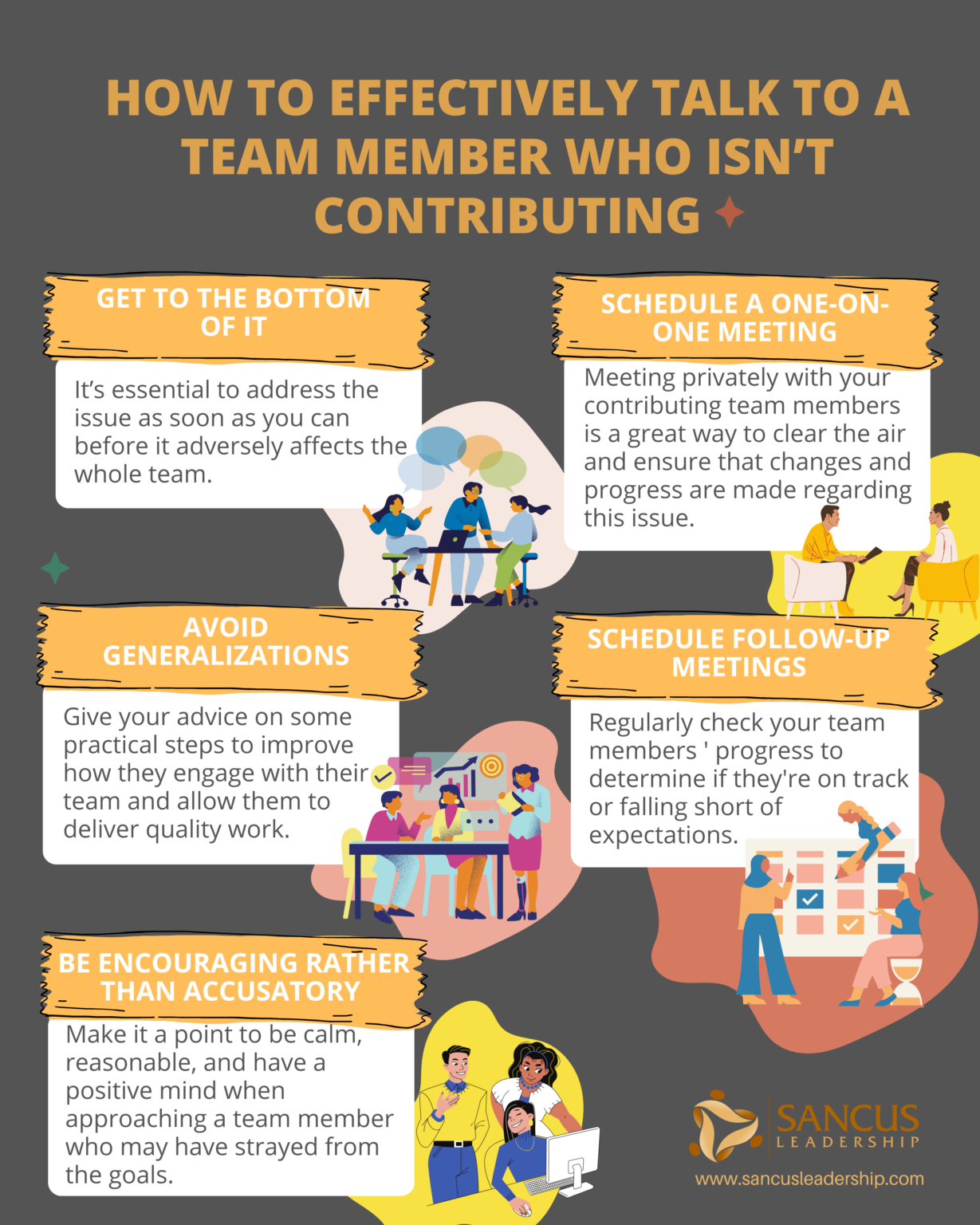 How Do You Talk to a Team Member Who Is Not Contributing? – Sancus ...